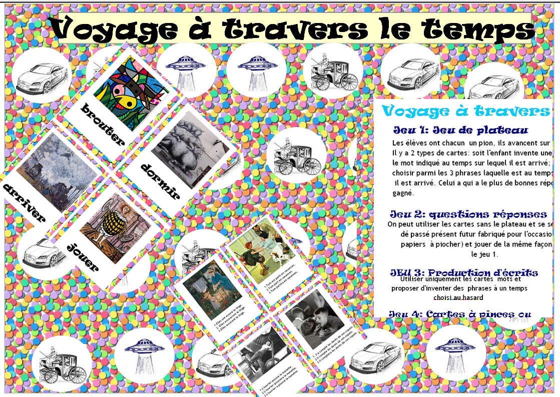 Voyage à travers le temps – Créations pédagogiques de M'line